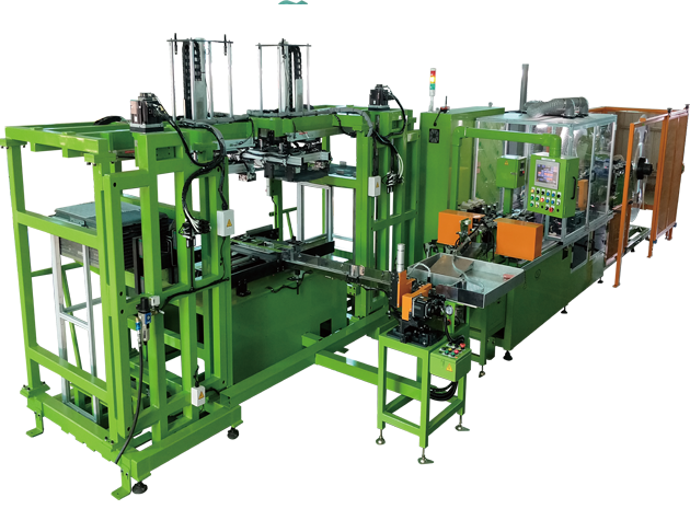 Fin Forming & Collecting Machine | Kyougo Automatic Machinery Co., Ltd